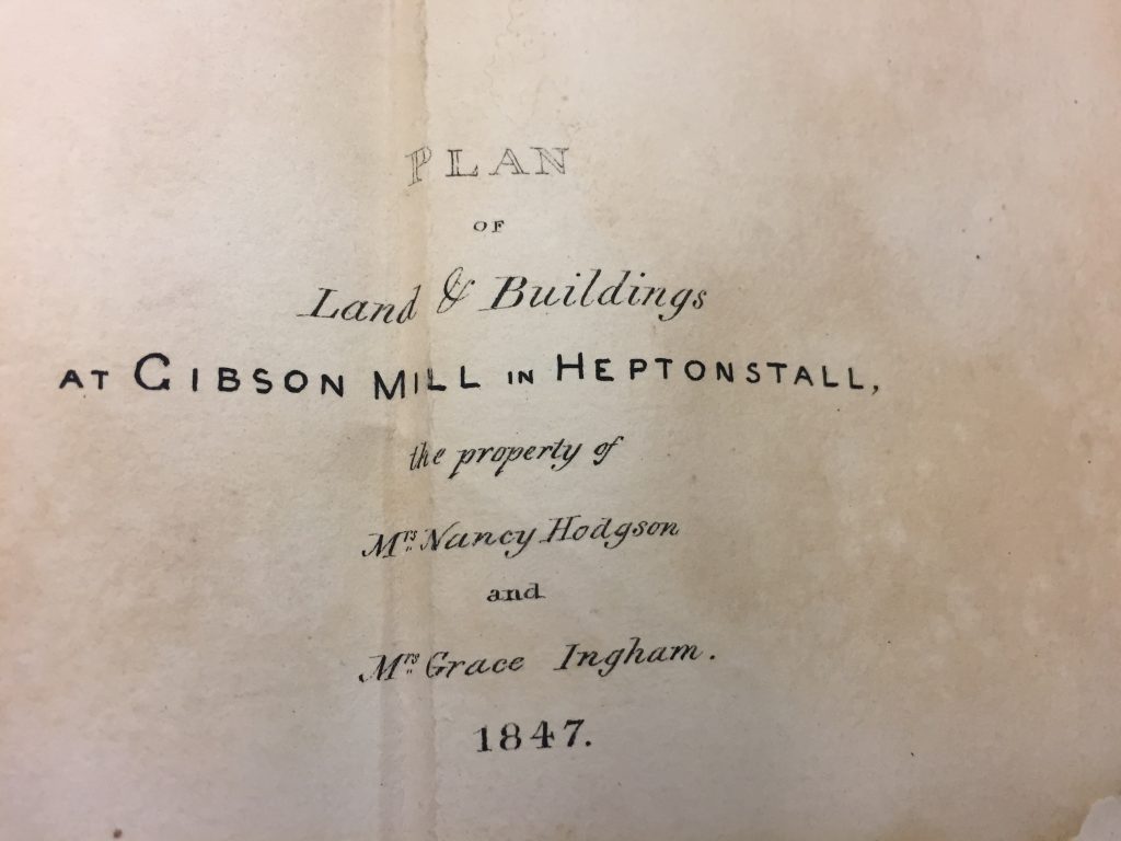 map of Gibson mill 1847JPG – In Search of my Yorkshire Roots